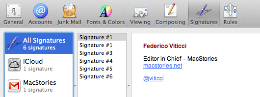 Automating Mail Signatures and Senders with AppleScript and Keyboard Maestro - MacStories